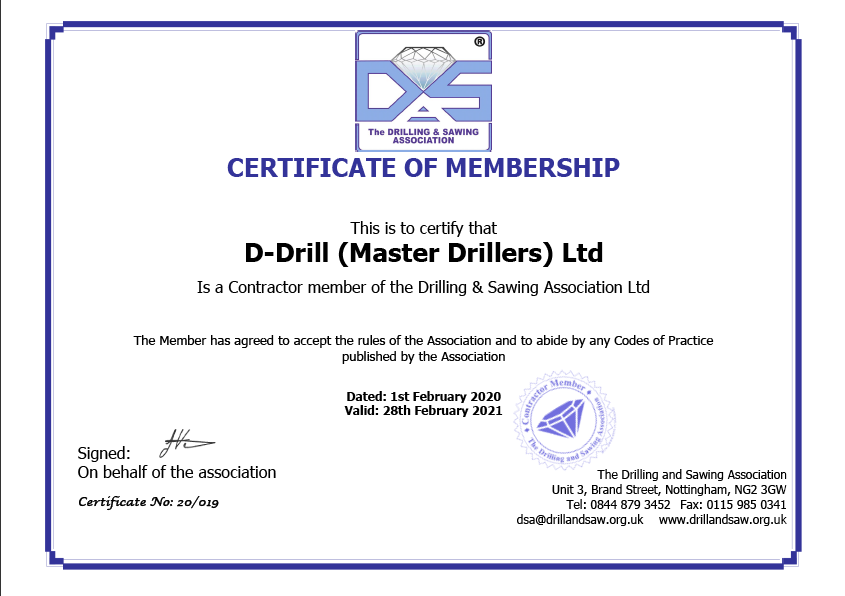 Safety Standards - D-Drill